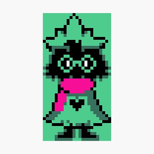 "Delta Rune Ralsei Sprite" Photographic Print for Sale by agentcake ...