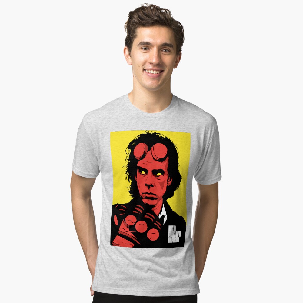 "The Red Hand" Sticker for Sale by butcherbilly | Redbubble