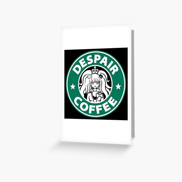 "Despair Coffee / Danganronpa" Greeting Card for Sale by Ruwah | Redbubble