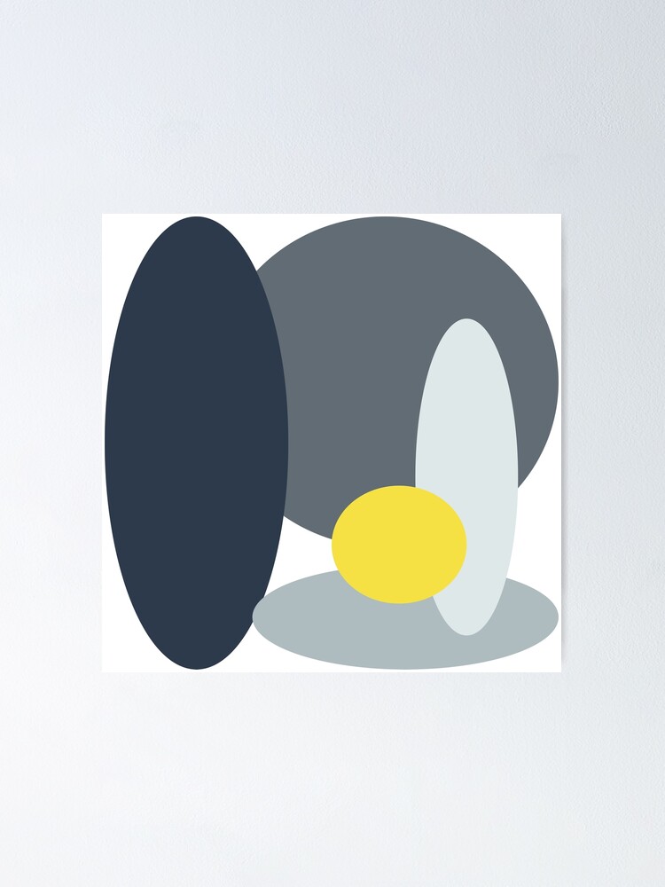 "4am Yellow Full Moon" Poster by 2bornot2b | Redbubble