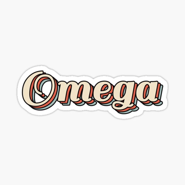 "Omega" Sticker for Sale by thehopedawson | Redbubble