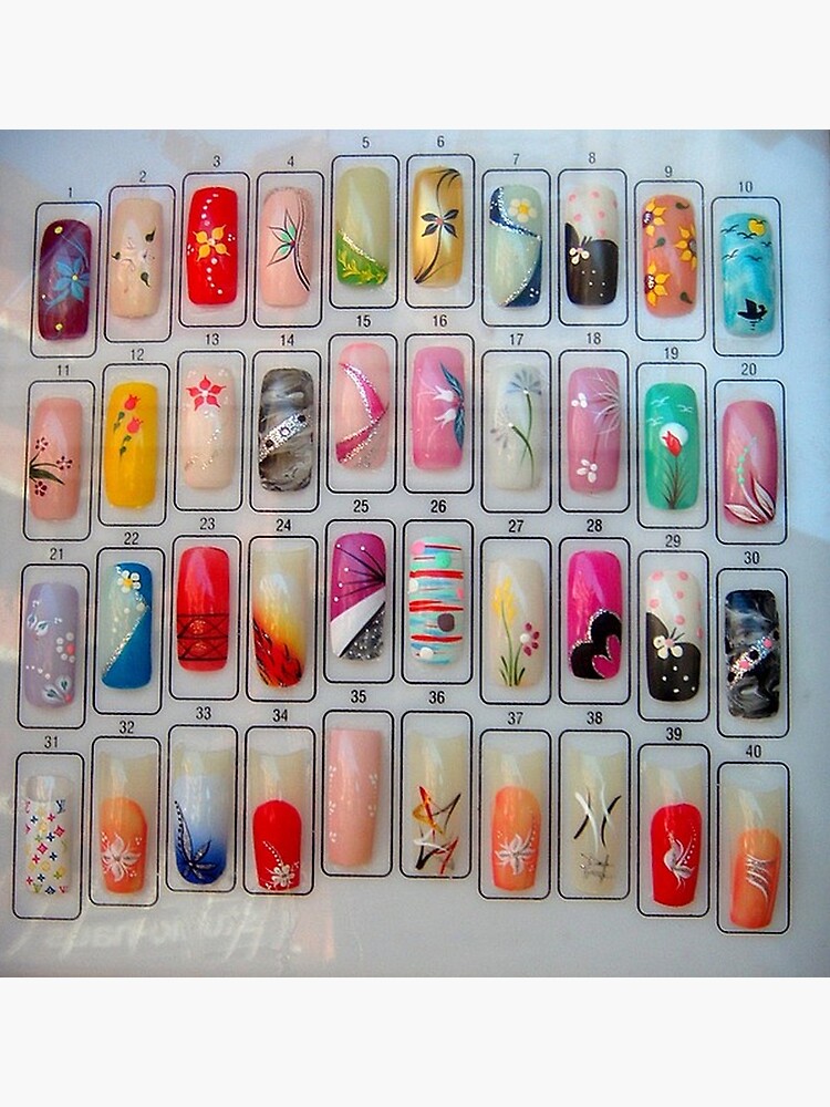 3d Nail Art Posters for Sale | Redbubble