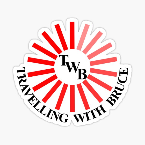 "Red TWB Circle Logo" Sticker for Sale by brucefrommert | Redbubble