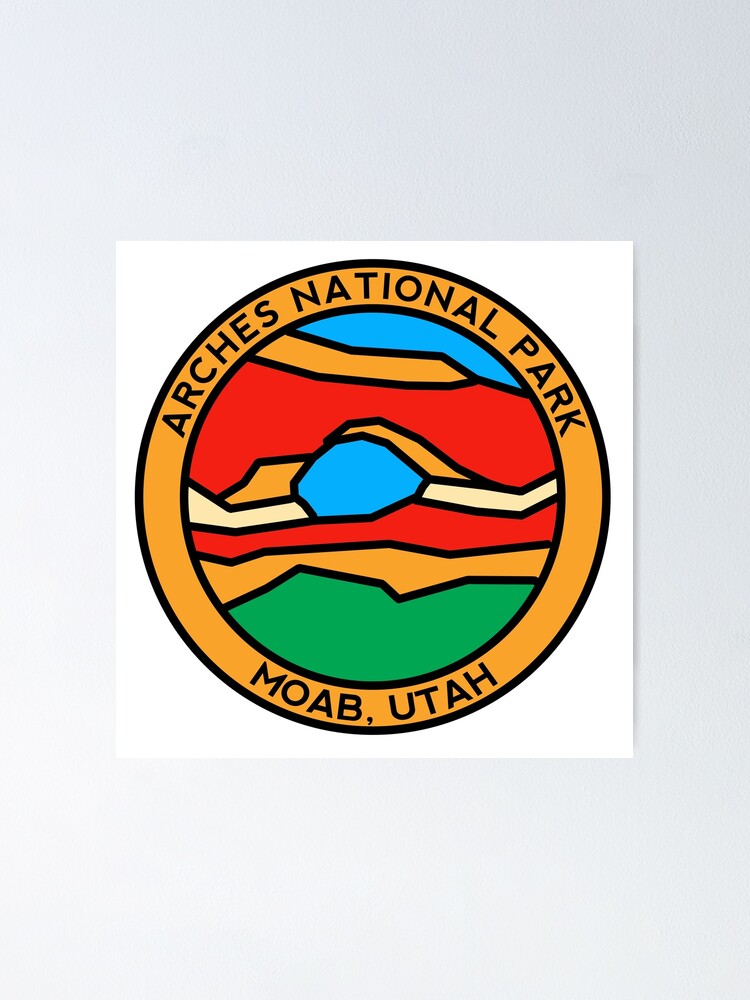 "North Window Arch Design - Arches National Park" Poster for Sale by ...