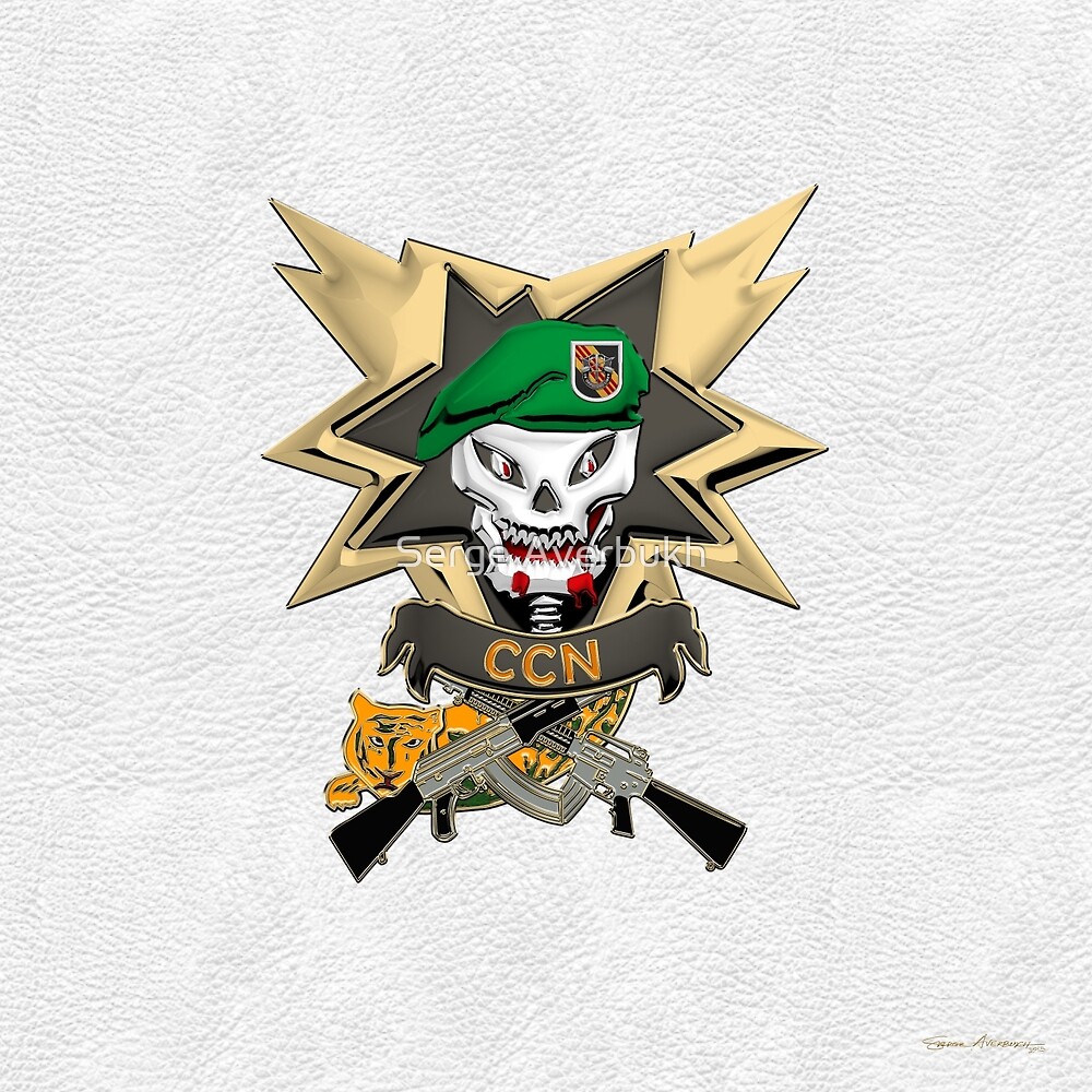 "Command and Control North - MACV-SOG CCN Patch Patch Patch over White ...