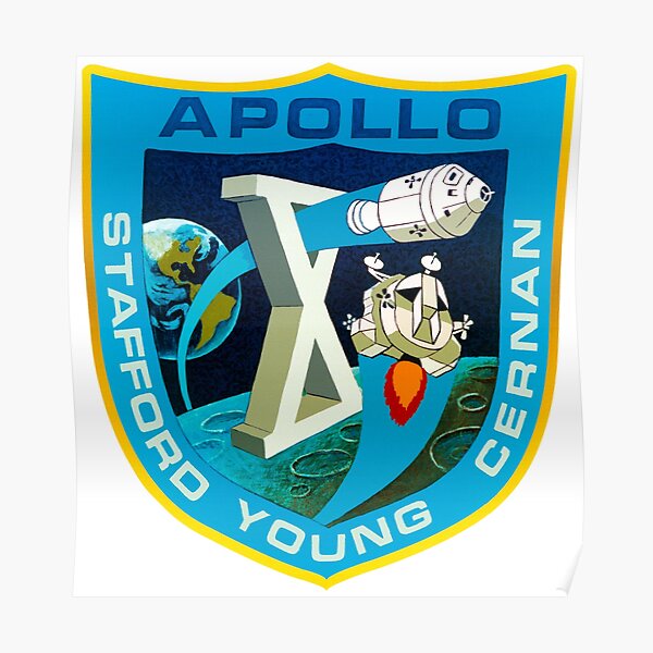 "Apollo 10 Mission Patch" Poster by zachsbanks | Redbubble