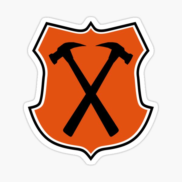 "hammer" Sticker by Vectorqueen | Redbubble