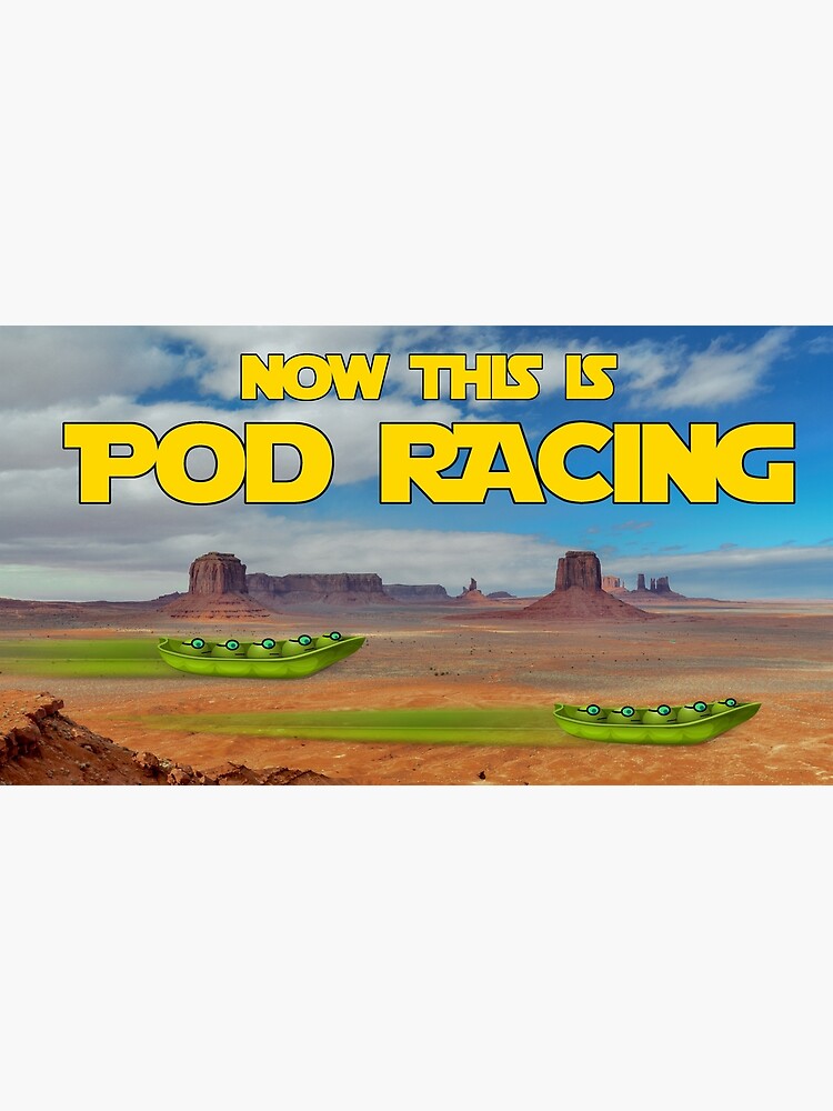 "Now This is Pod Racing" Framed Art Print by altdisney | Redbubble