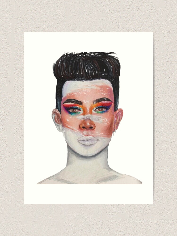 James Charles Unleash Your Inner Artist Art Print By Julietdesigns
