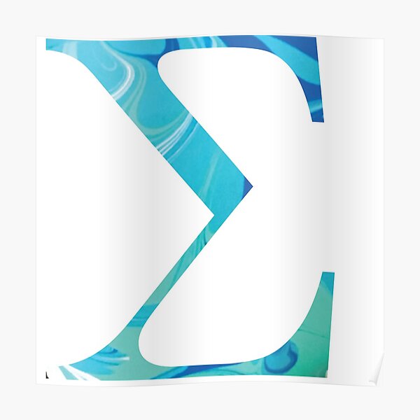 "Sigma" Poster for Sale by maddiegirl | Redbubble