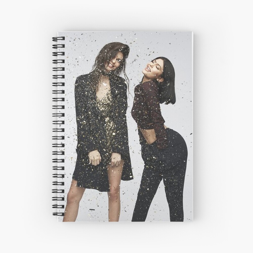 "Kylie and Kendall Jenner" Spiral Notebook by caitlinwashere | Redbubble