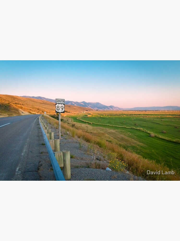 "Highway Route 89 South " Sticker for Sale by dlamb | Redbubble