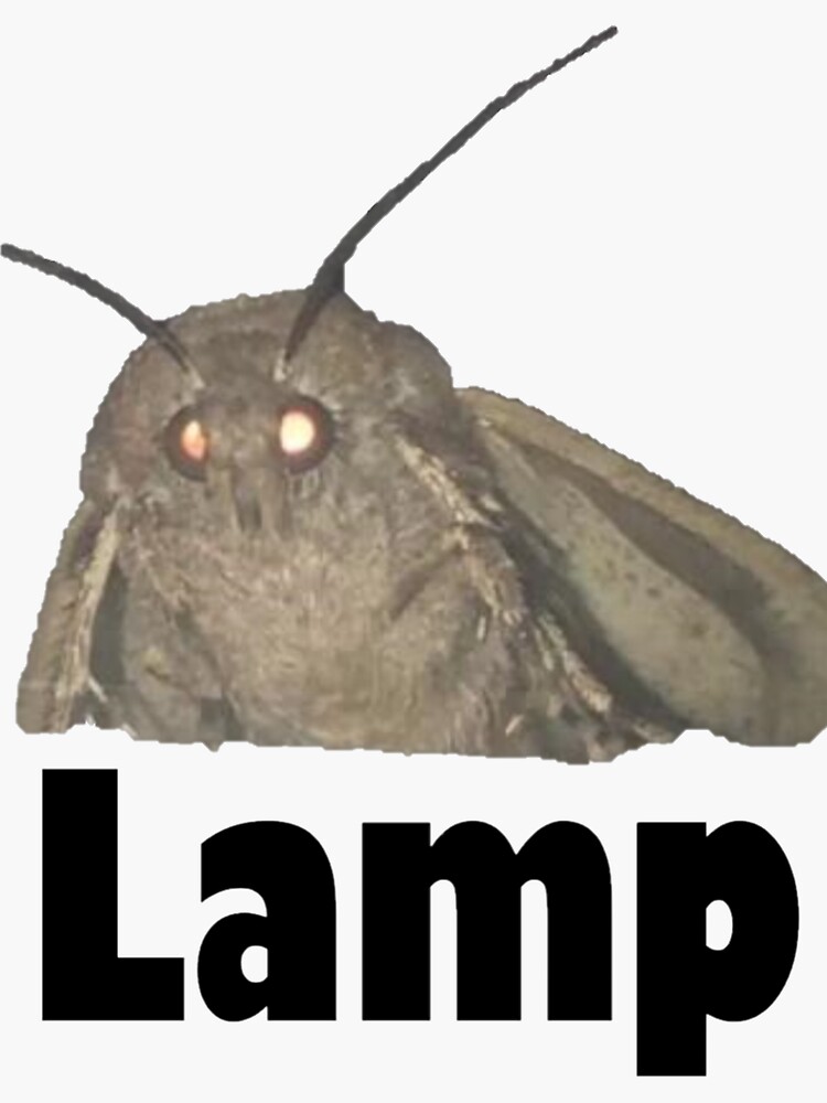 "Moth Meme" Sticker for Sale by nato1215 | Redbubble
