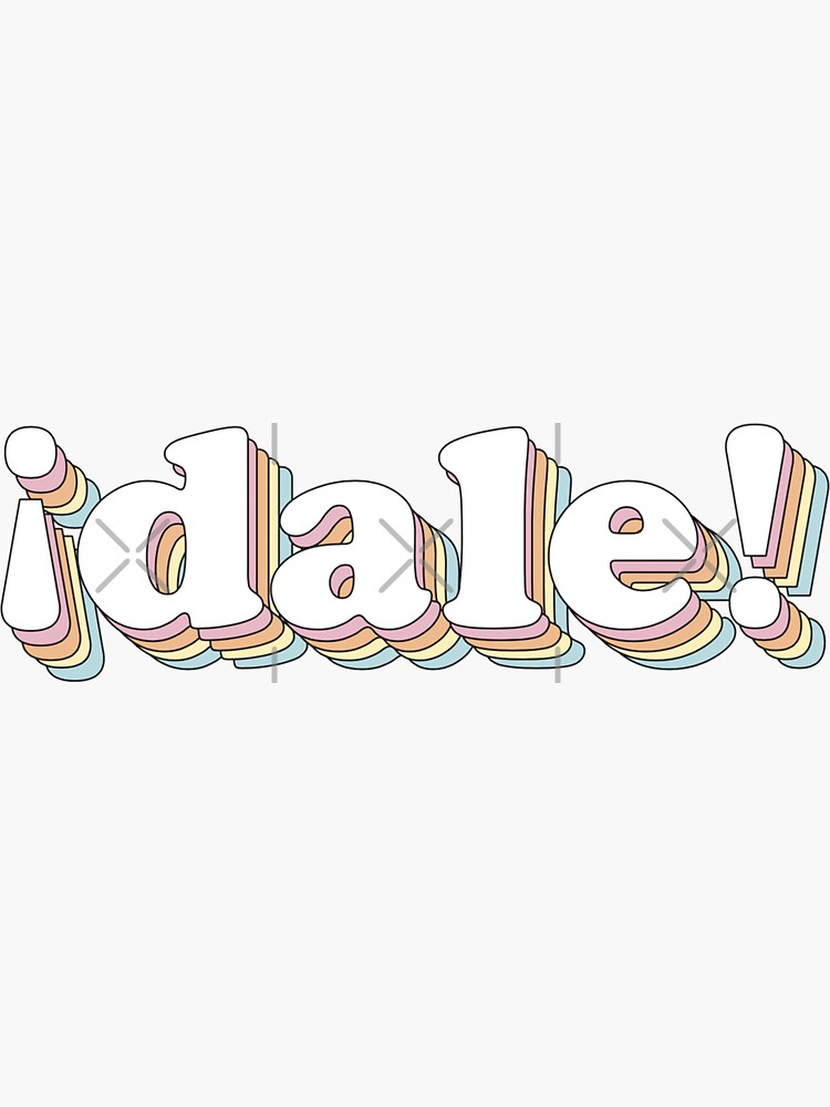 "Dale" Sticker by lmorejon | Redbubble
