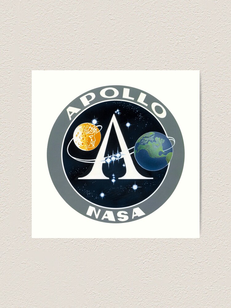 "Apollo Program Logo" Art Print for Sale by zachsbanks | Redbubble