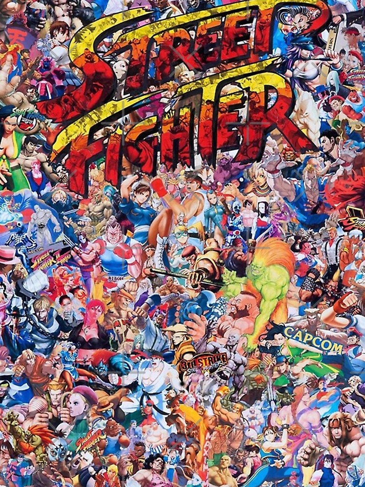 "Street Fighter Character Collage" iPhone Case for Sale by jluly ...