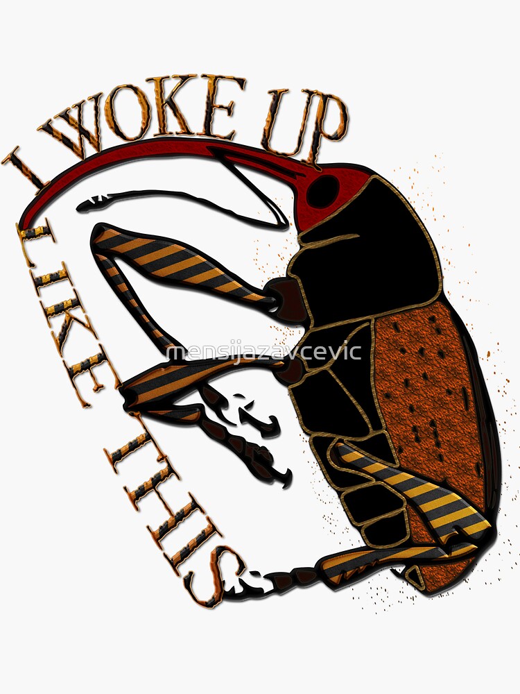 "I Woke Up Like This" Sticker for Sale by mensijazavcevic | Redbubble