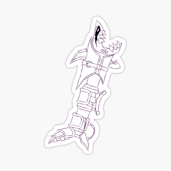 "Jinx Fishbones" Sticker by DeLyss-Iouz | Redbubble