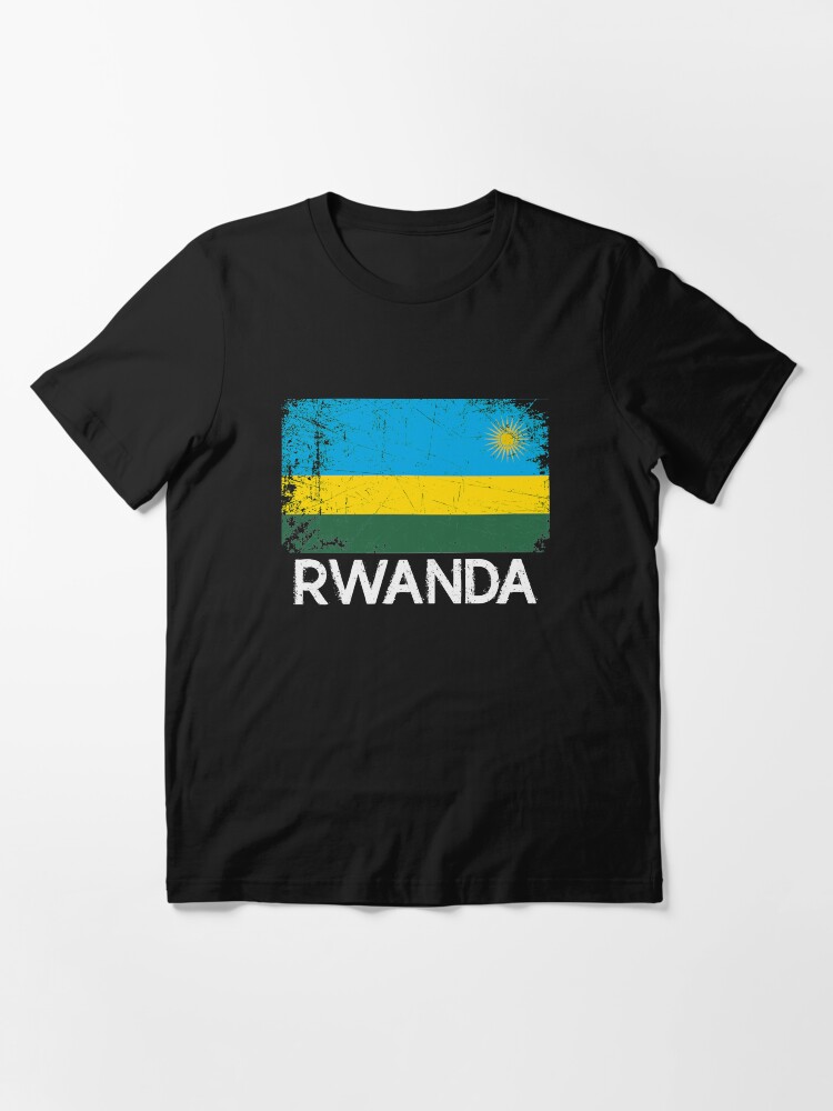 "Rwandan Flag Design | Vintage Made In Rwanda Gift" T-shirt by melsens ...