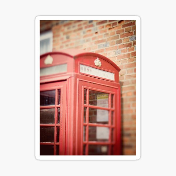 "Telephone Box" Sticker for Sale by DebraCox | Redbubble