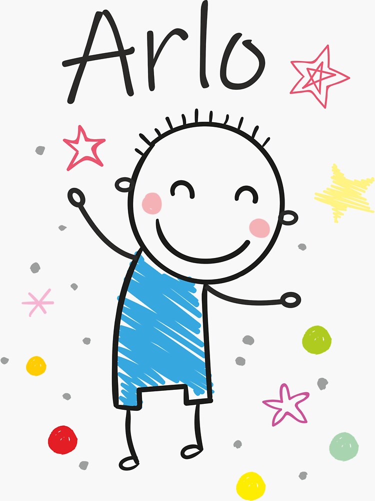 "Arlo" Sticker by oleo79 | Redbubble