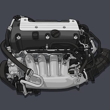 "K20 / K24 engine sticker" Photographic Print for Sale by ArtyMotive ...