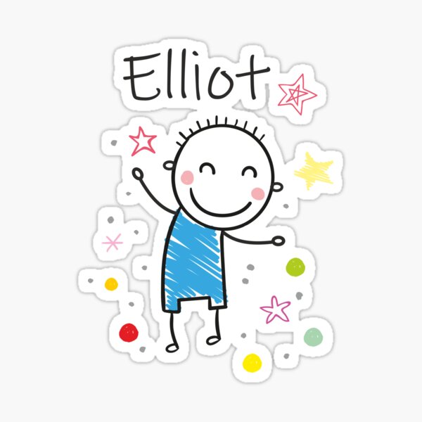 "Elliot" Sticker for Sale by oleo79 | Redbubble