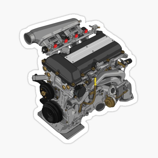 "SR20 NEO blacktop sticker" Sticker for Sale by ArtyMotive | Redbubble