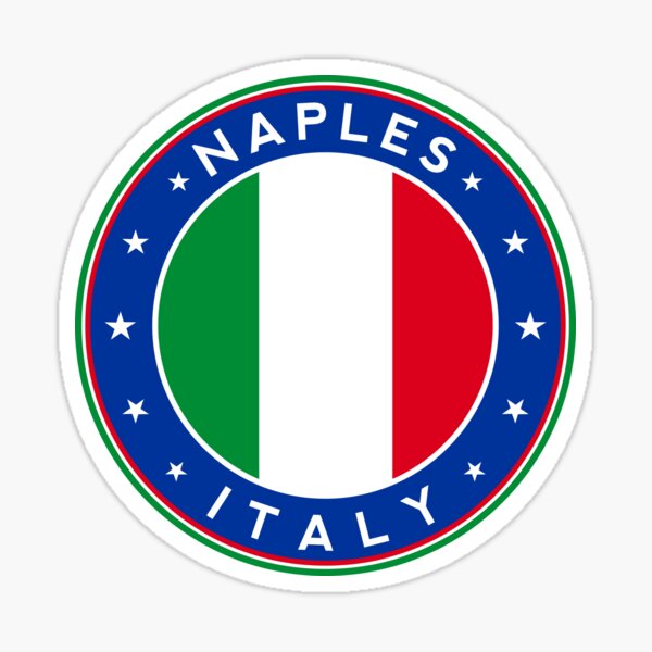 "Naples, Italy" Sticker for Sale by Alma-Studio | Redbubble