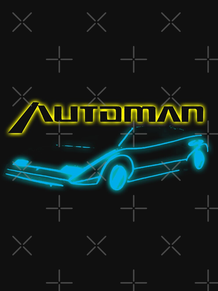 "AUTOMAN TV SERIES LAMBORGHINI" T-shirt for Sale by ThrowbackMotors ...