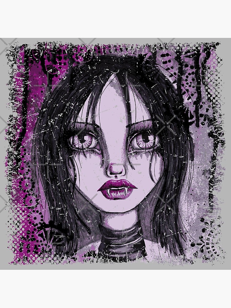 "Vampire Confessions (Color Version)" Poster by LittleMissTyne | Redbubble