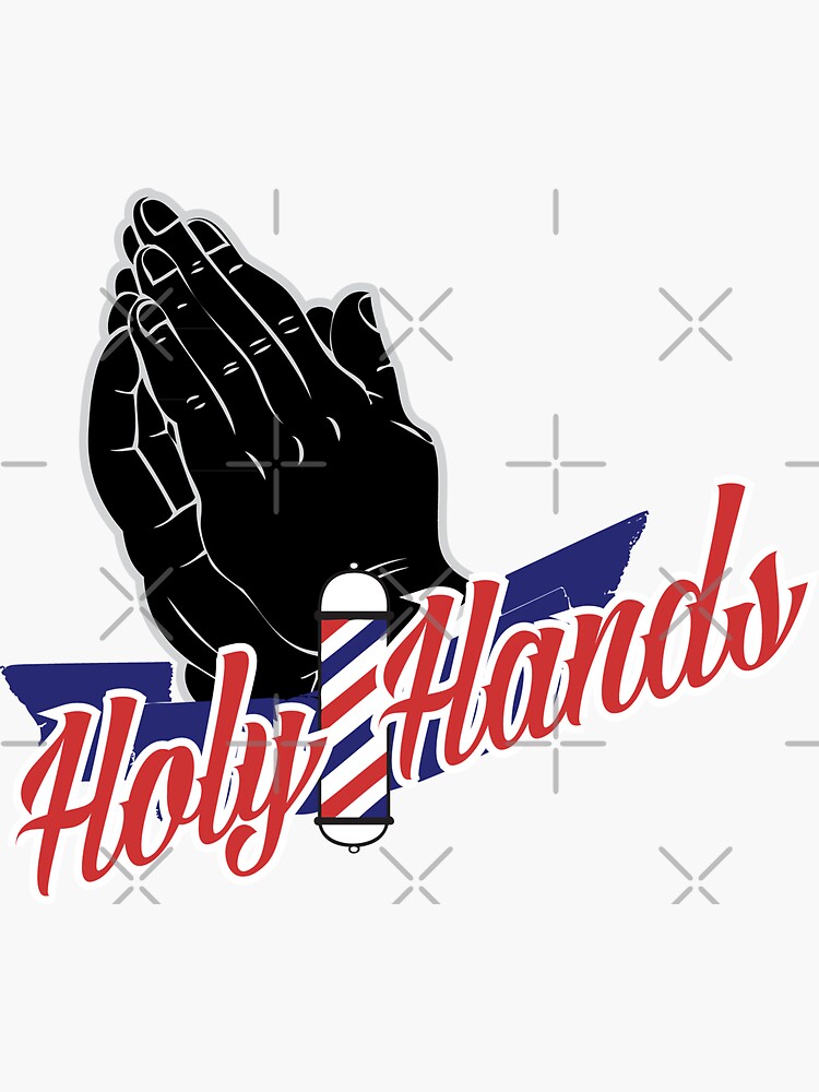 "Holy Hands" Sticker by SamuelMolina | Redbubble