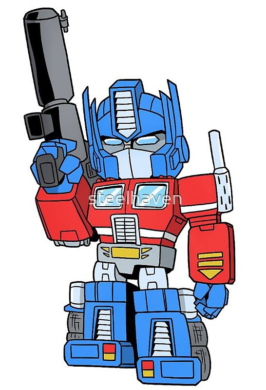 "Optimus Prime Chibi" by steelhaven | Redbubble