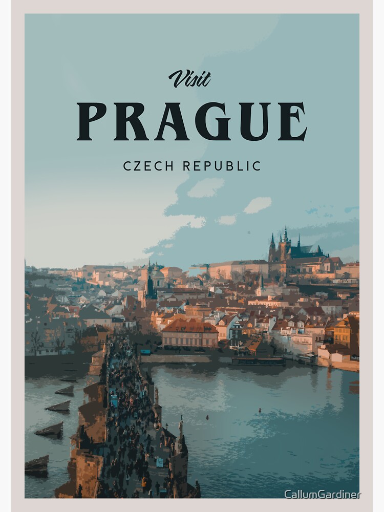 "Prague" Sticker for Sale by Callum Gardiner | Redbubble