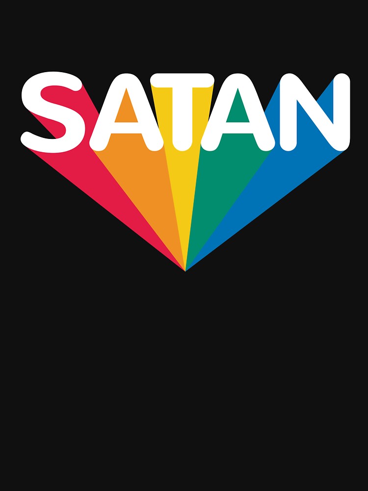 "Satan rainbow" T-shirt for Sale by renduh | Redbubble | satan t-shirts ...