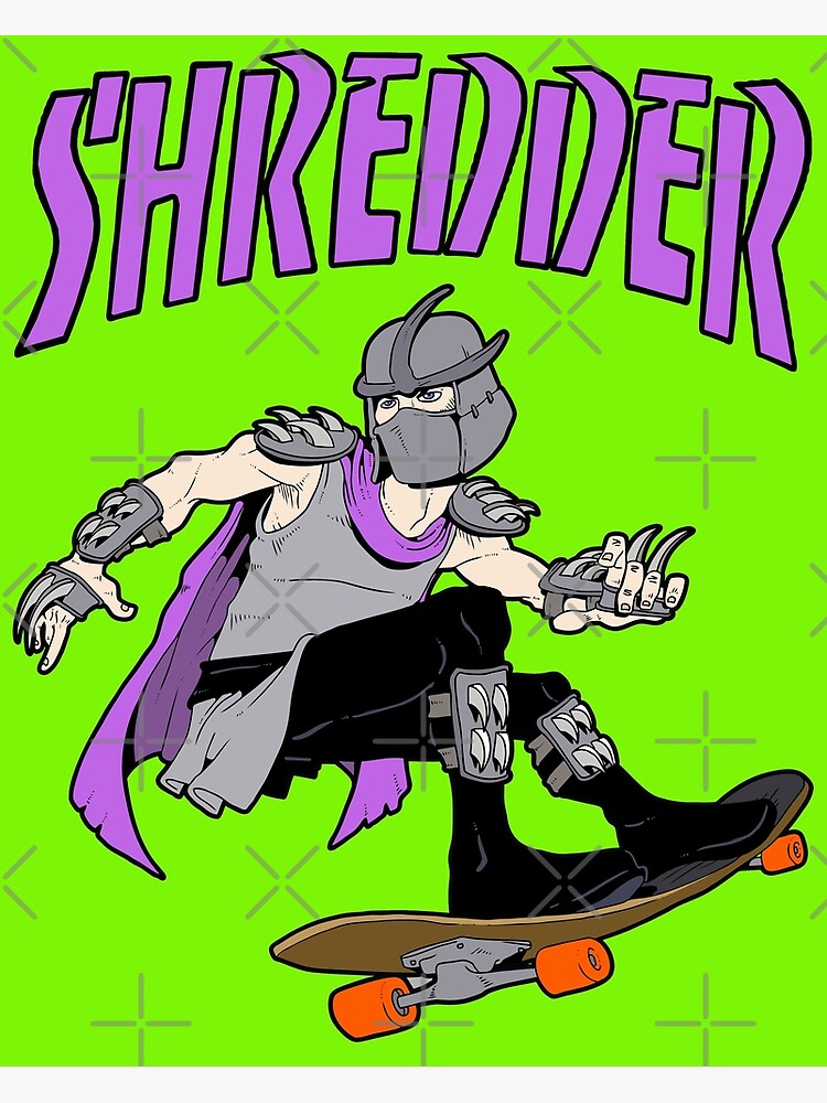 "The Shred Dude" Poster for Sale by nutellabeard | Redbubble