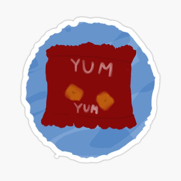 "Yum Yum" Sticker by lance-doodles | Redbubble