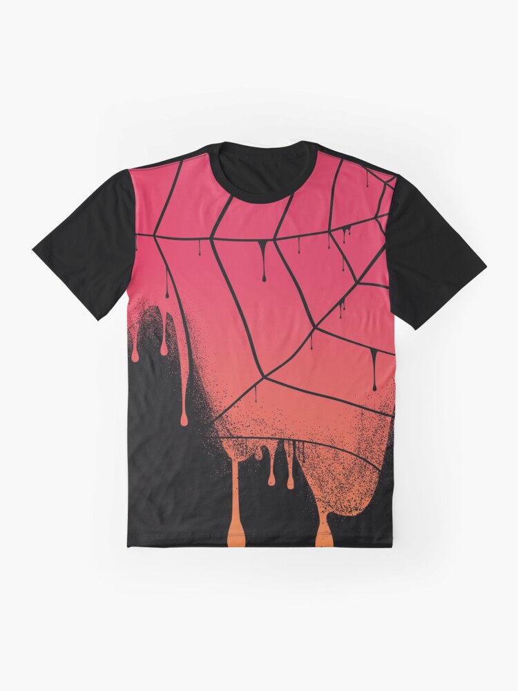 "Spider Web Splatter - Fruit Punch" T-shirt for Sale by silentvalley ...
