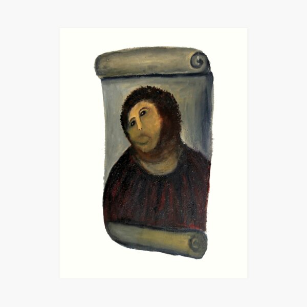 "Potato Jesus" Art Print for Sale by FlashmanBiscuit | Redbubble