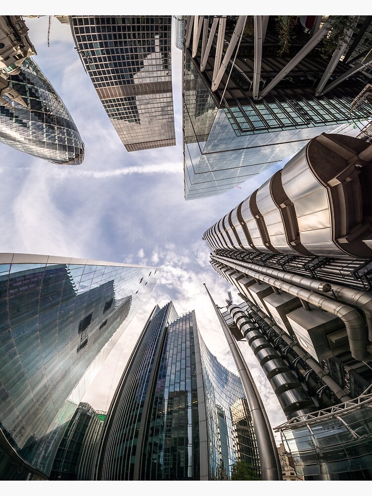 "A Leadenhall Lookup" Poster by chrisjdalton | Redbubble