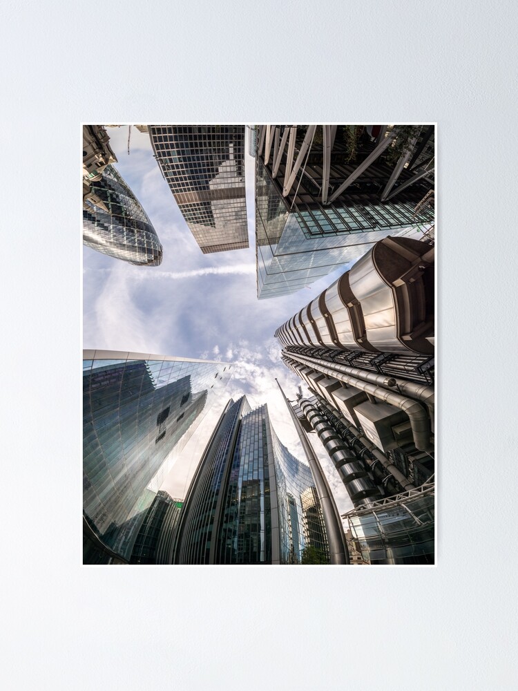 "A Leadenhall Lookup" Poster by chrisjdalton | Redbubble