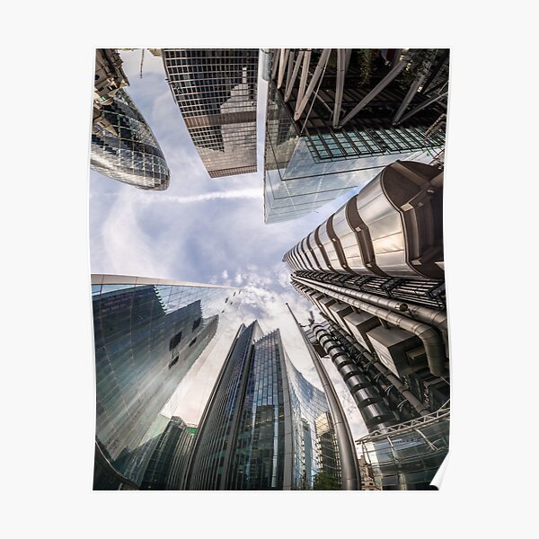 "A Leadenhall Lookup" Poster by chrisjdalton | Redbubble
