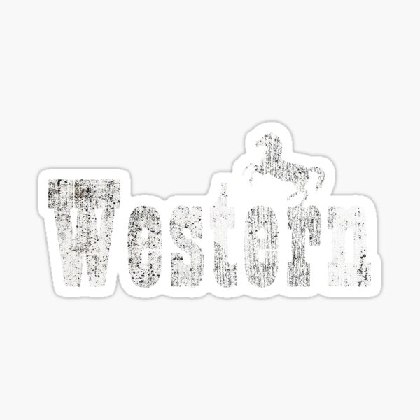 "Western film" Sticker for Sale by Merowinger | Redbubble