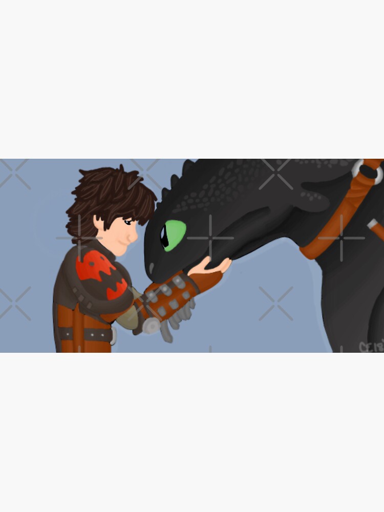 "Toothless and Hiccup" Sticker for Sale by dreamdrawer15 | Redbubble