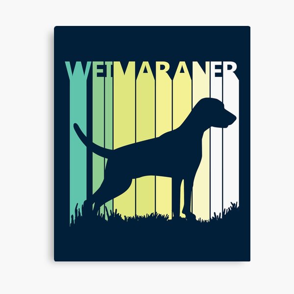 Weimaraner Canvas Prints | Redbubble