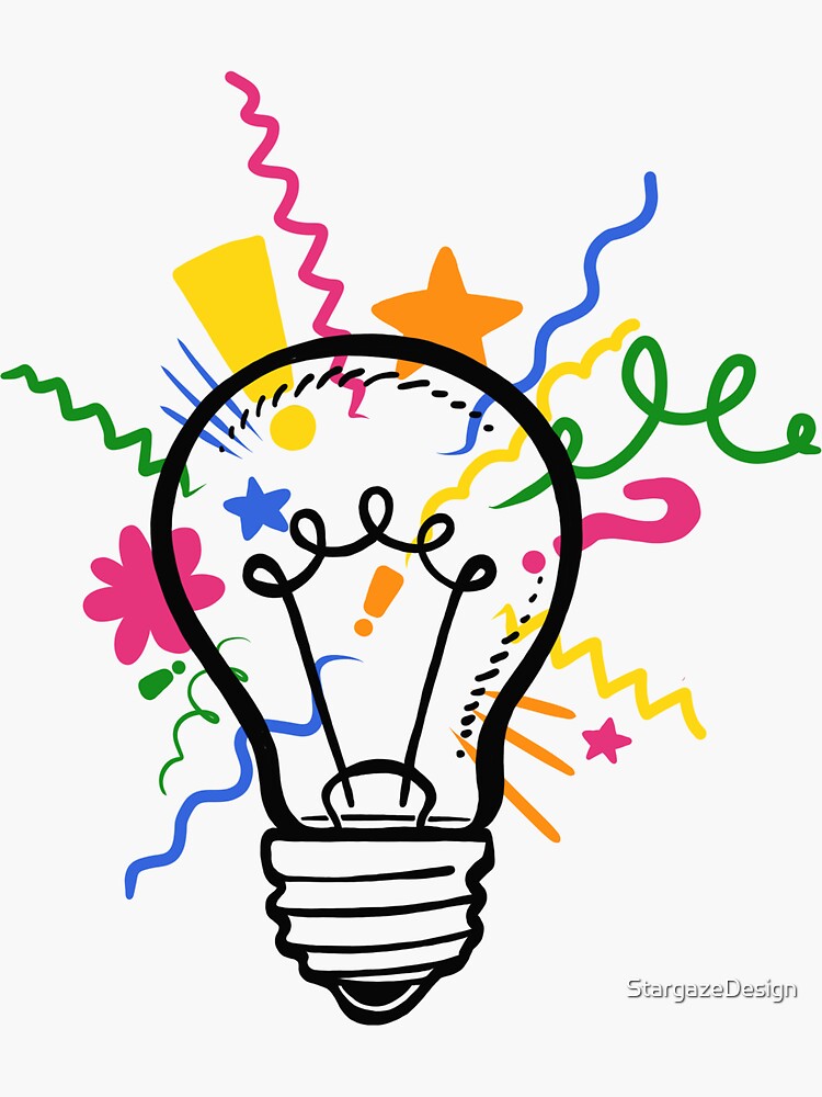 "Brainstorm" Sticker by StargazeDesign | Redbubble