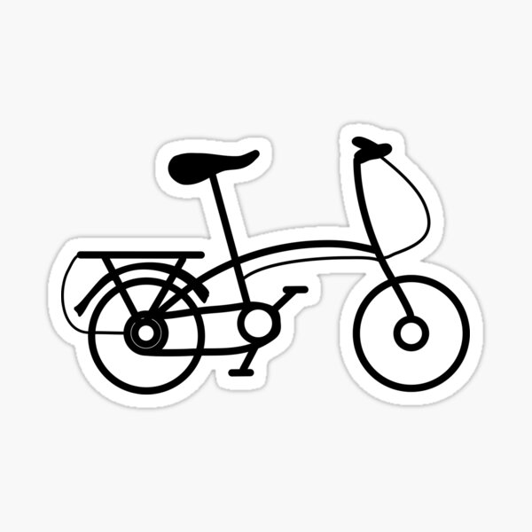 Folding Bike Stickers | Redbubble