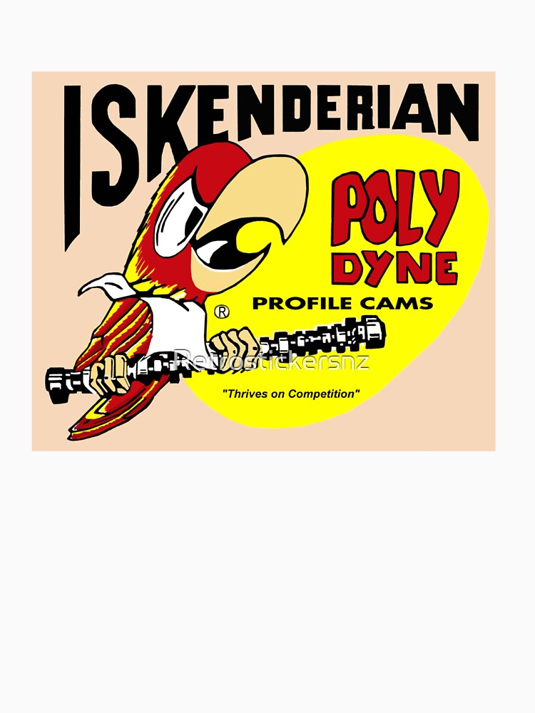 "Vintage Iskenderian" T-shirt for Sale by Retrostickersnz | Redbubble ...