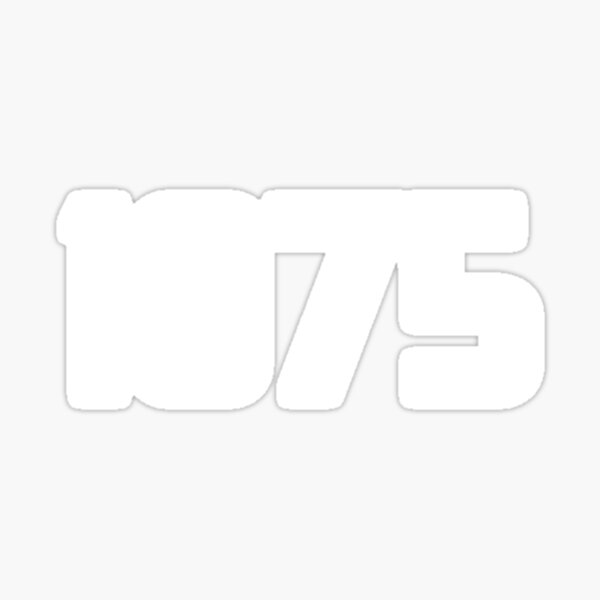 "1975" Sticker for Sale by 4tomic | Redbubble