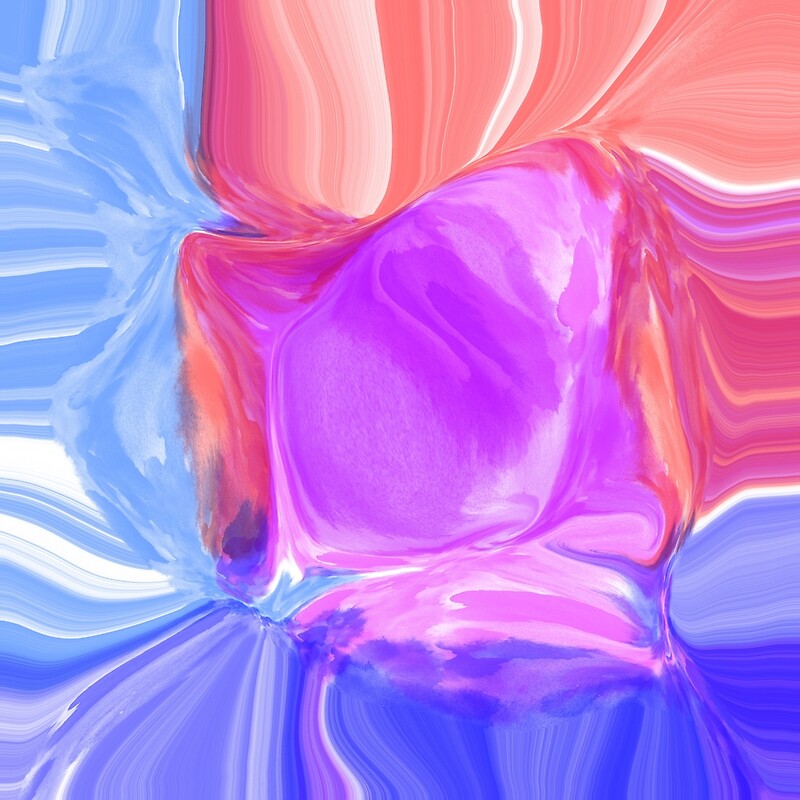 "Flowing Abstract Painting" by Midius Studio | Redbubble